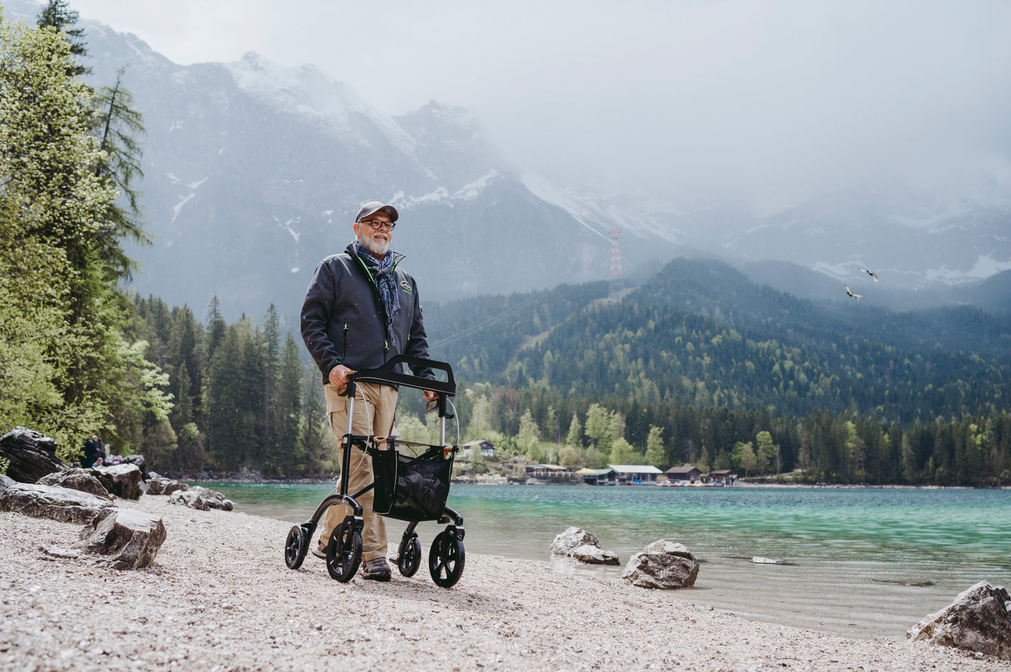 Saljol Allround Rollator mit Vollausstattung | Rollator Experten